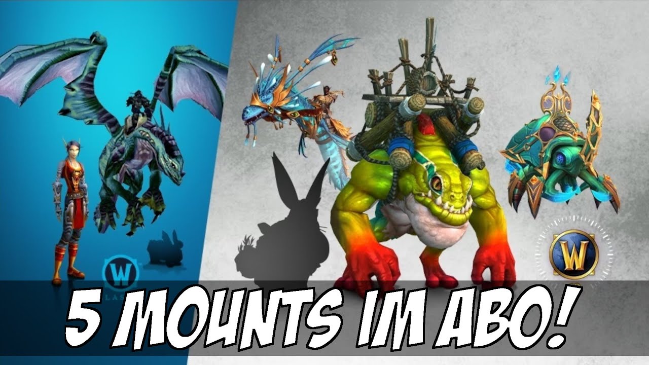5 Mounts und mehr fürs Abo! Wer ein Jahresabo von World of Warcraft ...