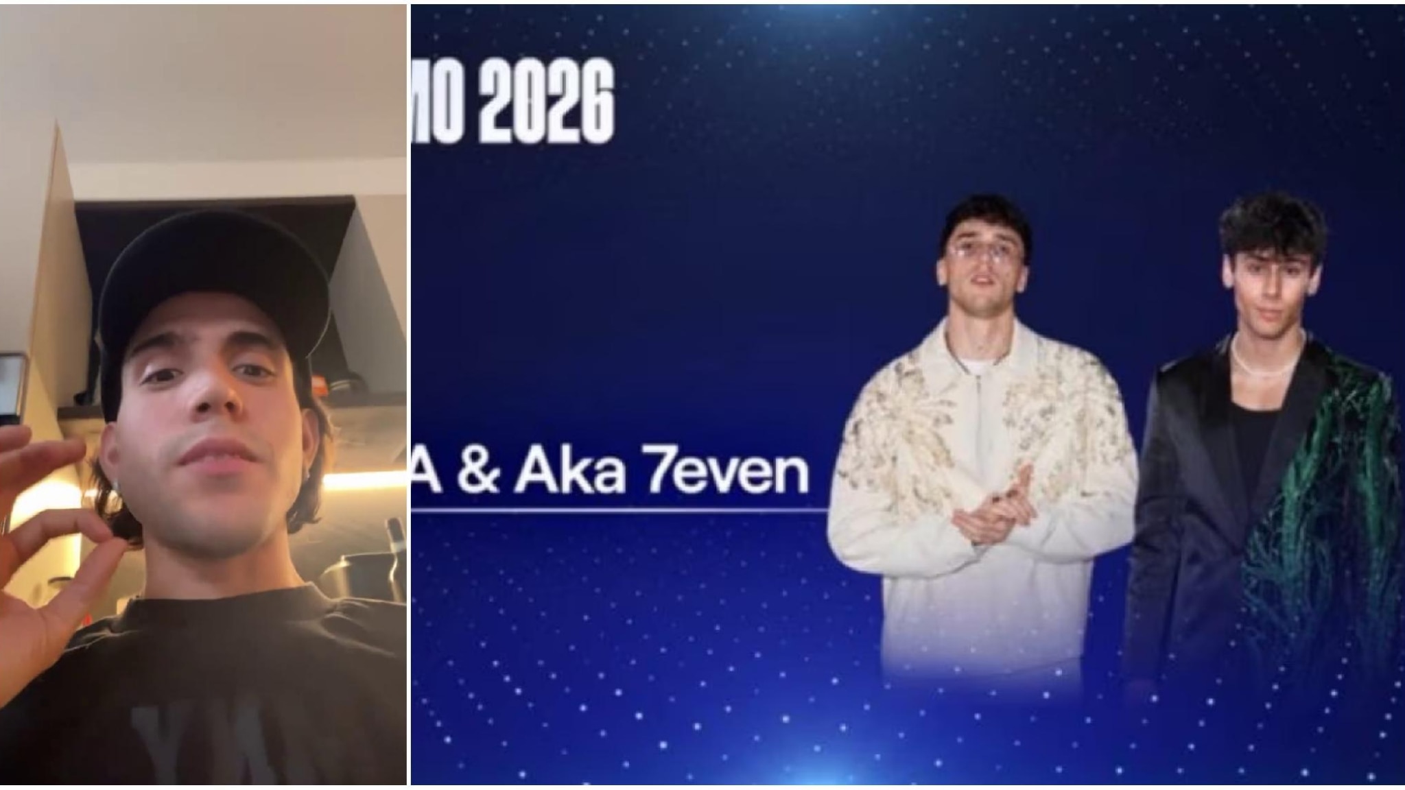 Sanremo 2026, Aka7even e la foto in tv: "Chi è quello? Non sono io ...