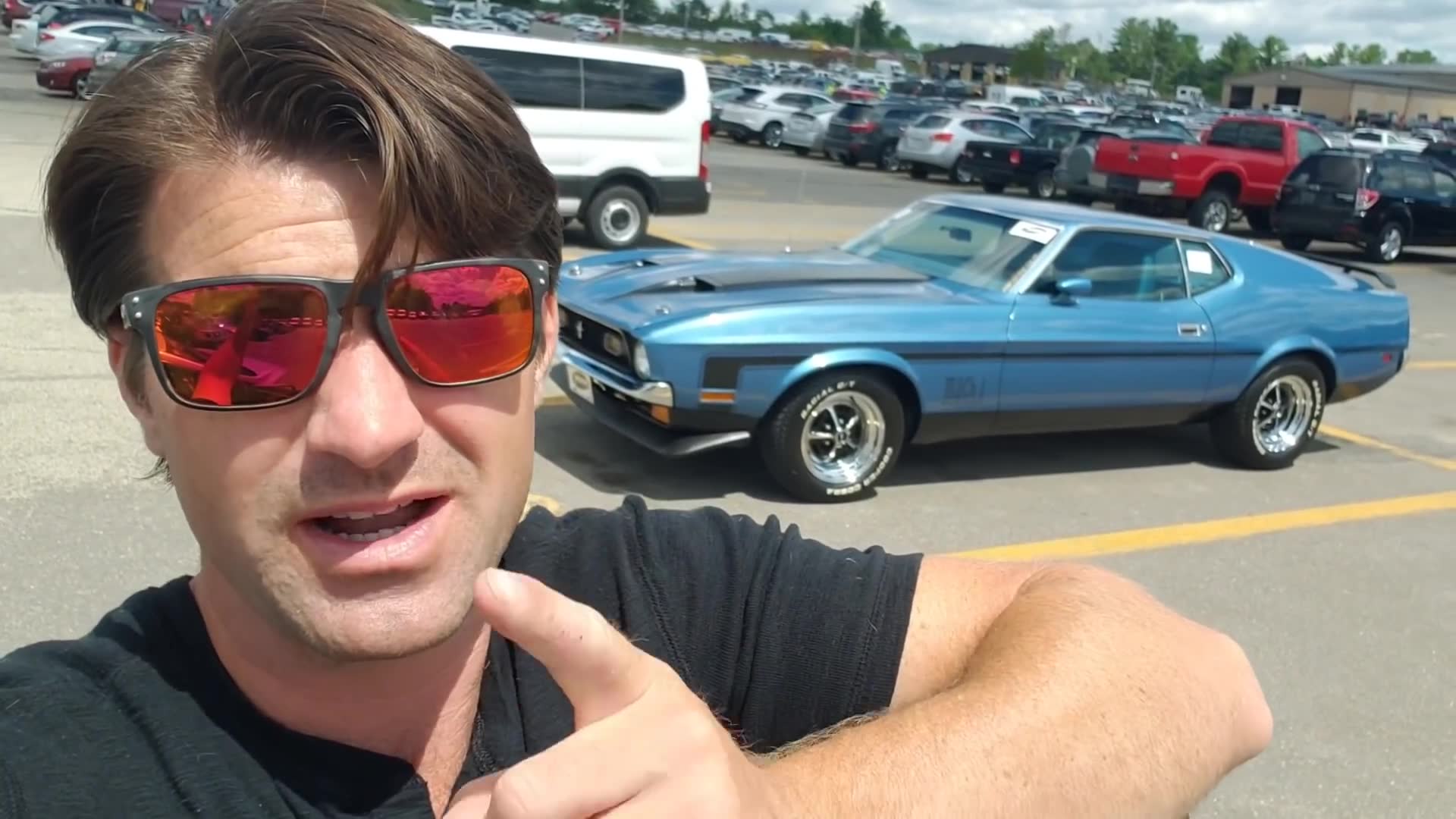 Value assessment for limited-edition American muscle car at wholesale event