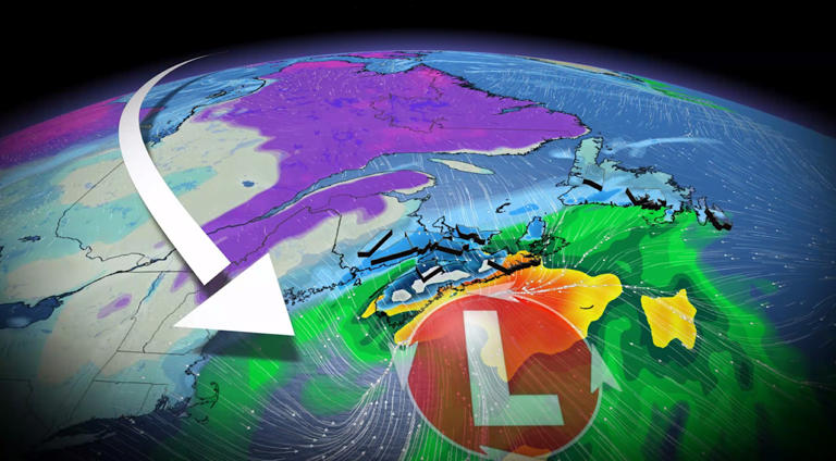 Conducive setup sees nor'easter on the table for Atlantic Canada