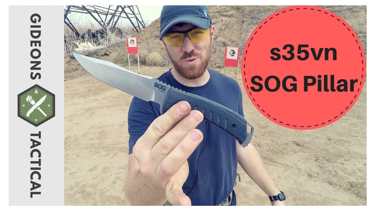 SOG Pillar S35VN field knife made in USA