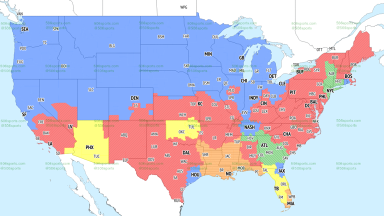 NFL Week 13 coverage maps: Which games are Fox, CBS broadcasting?