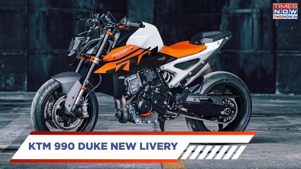 KTM 990 Duke Gets Fresh White, Black & Orange Styling Update — Check It Out
