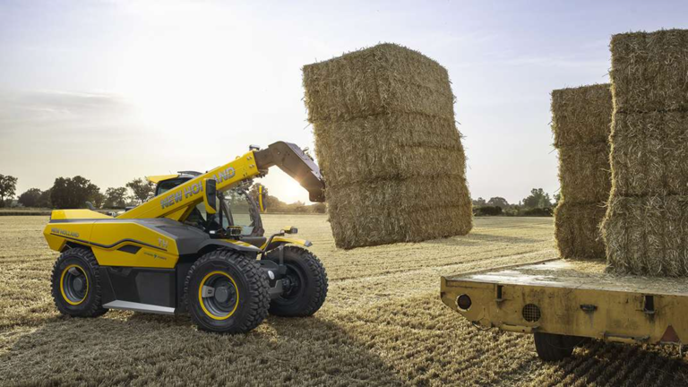 Methane-powered telehandler turns farm waste into fuel for long battery ...