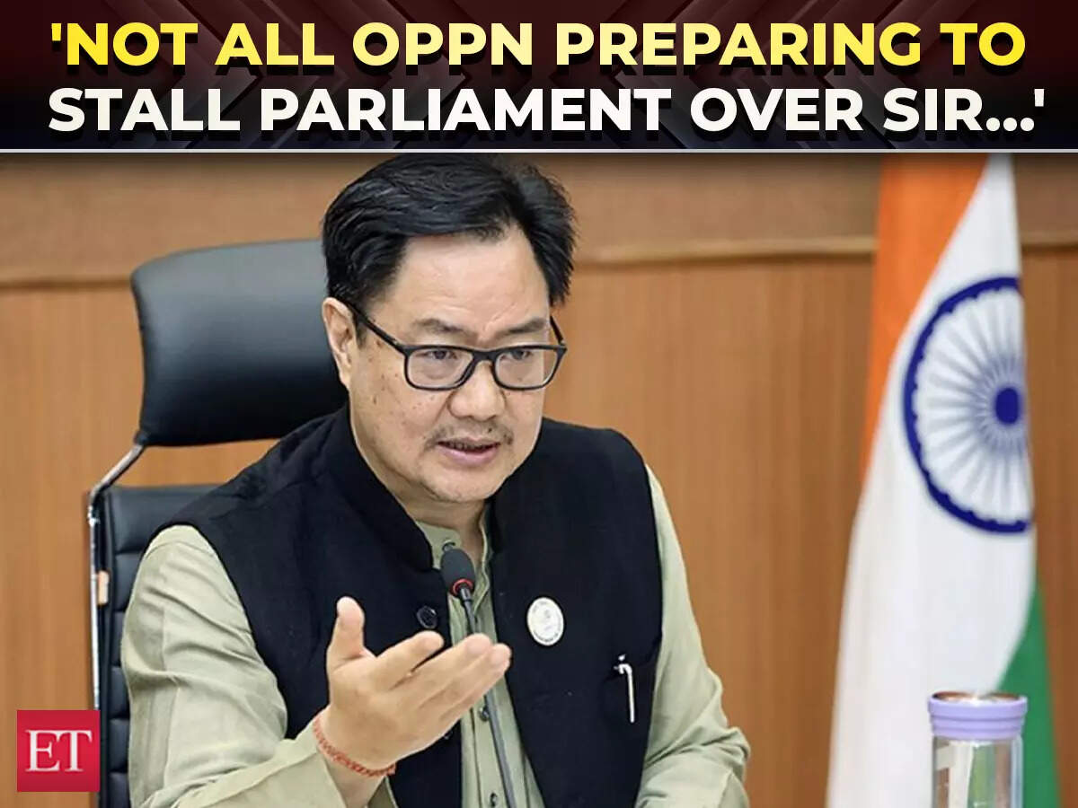 Parliament Winter Session Kiren Rijiju Says Govt Ready To Hear Oppn