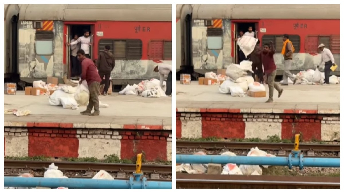 Man records India Post staff throwing parcels on railway tracks ...