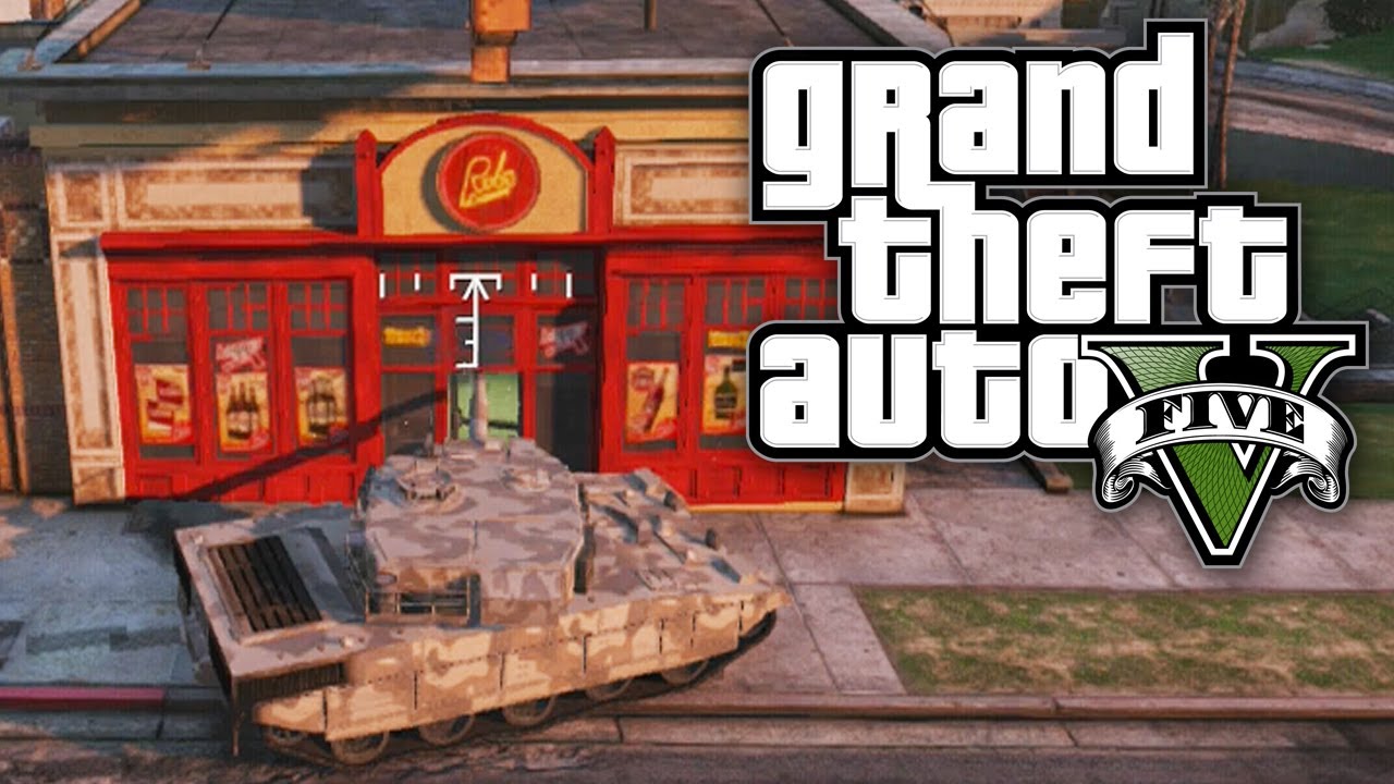 GTA 5 THUG LIFE #33 - ROBBING A STORE WITH A TANK! (GTA V Online)
