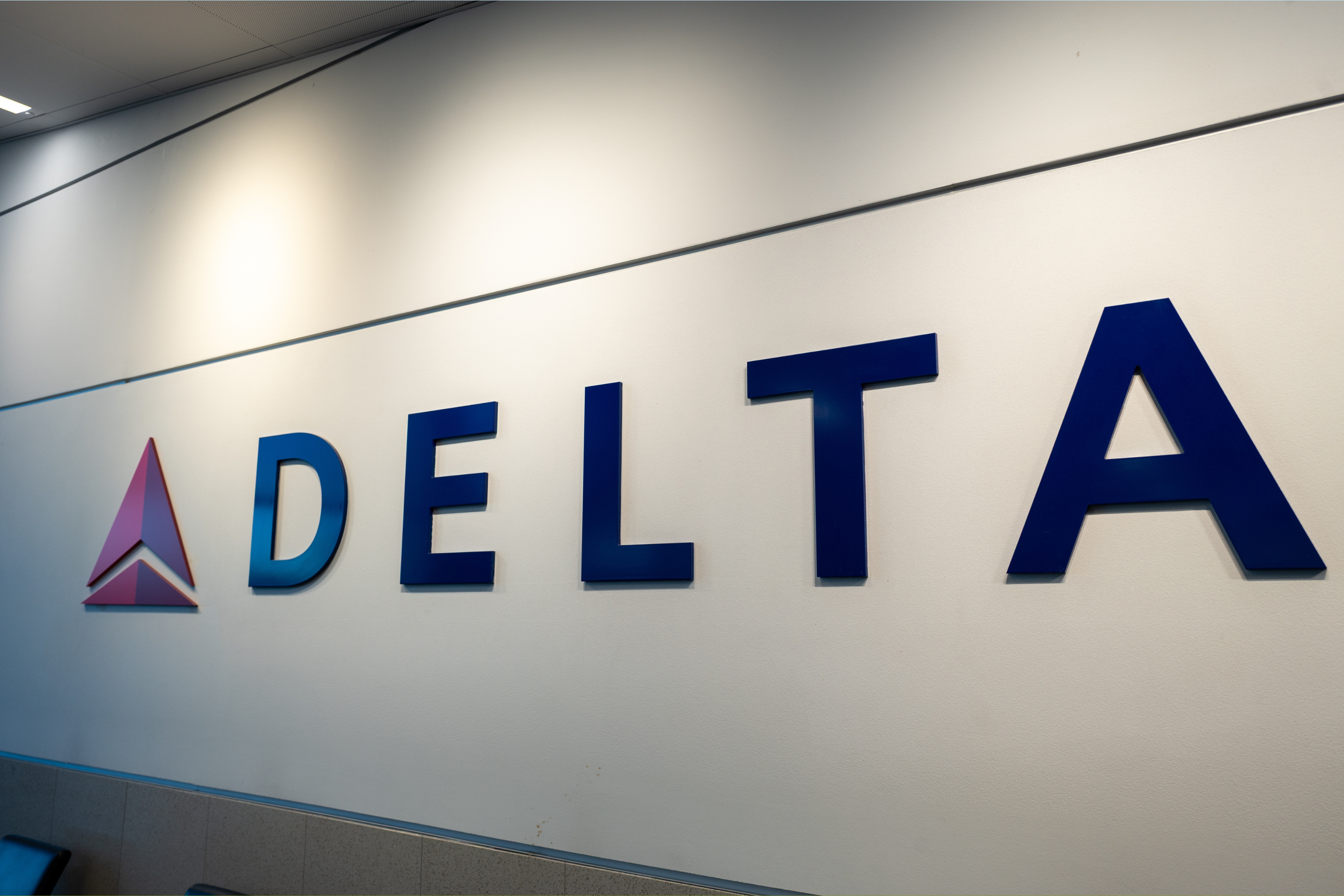 Delta Air Lines plane slides off runway during winter storm