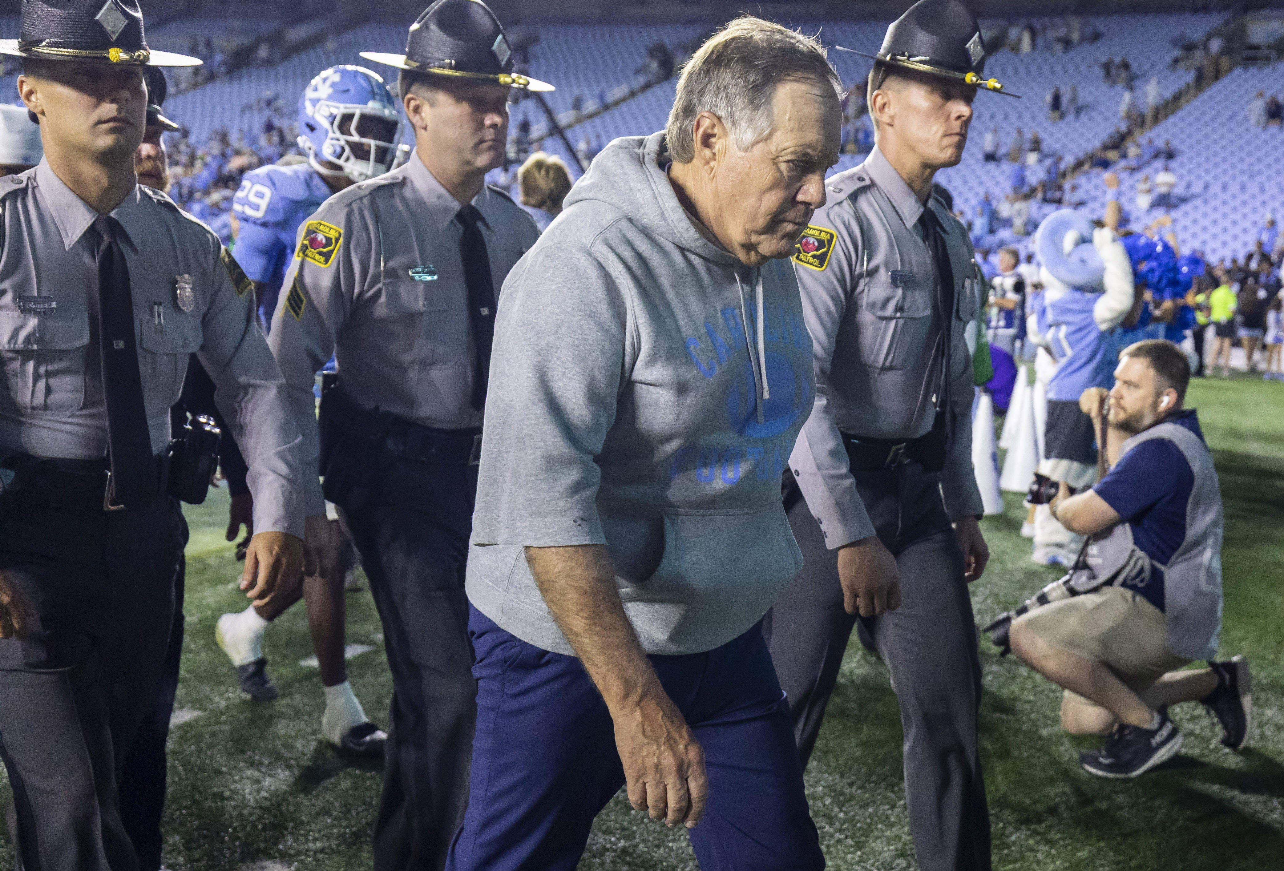 From thunder to thud: Belichick's first season at UNC ends with eight ...