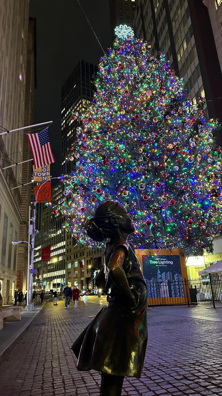 NYSE 102ND ANNUAL TREE LIGHTING, NYC