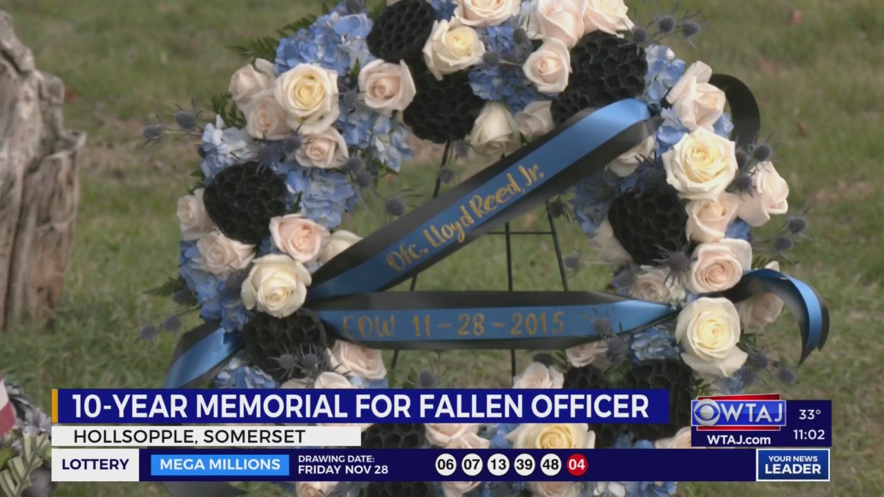 Somerset community remembers fallen officer 10 years since end of watch