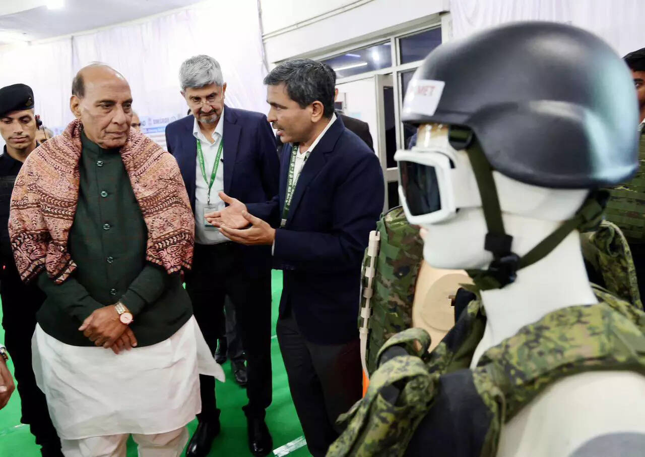 Rajnath Singh reviews cutting edge defence innovations at DMSRDE