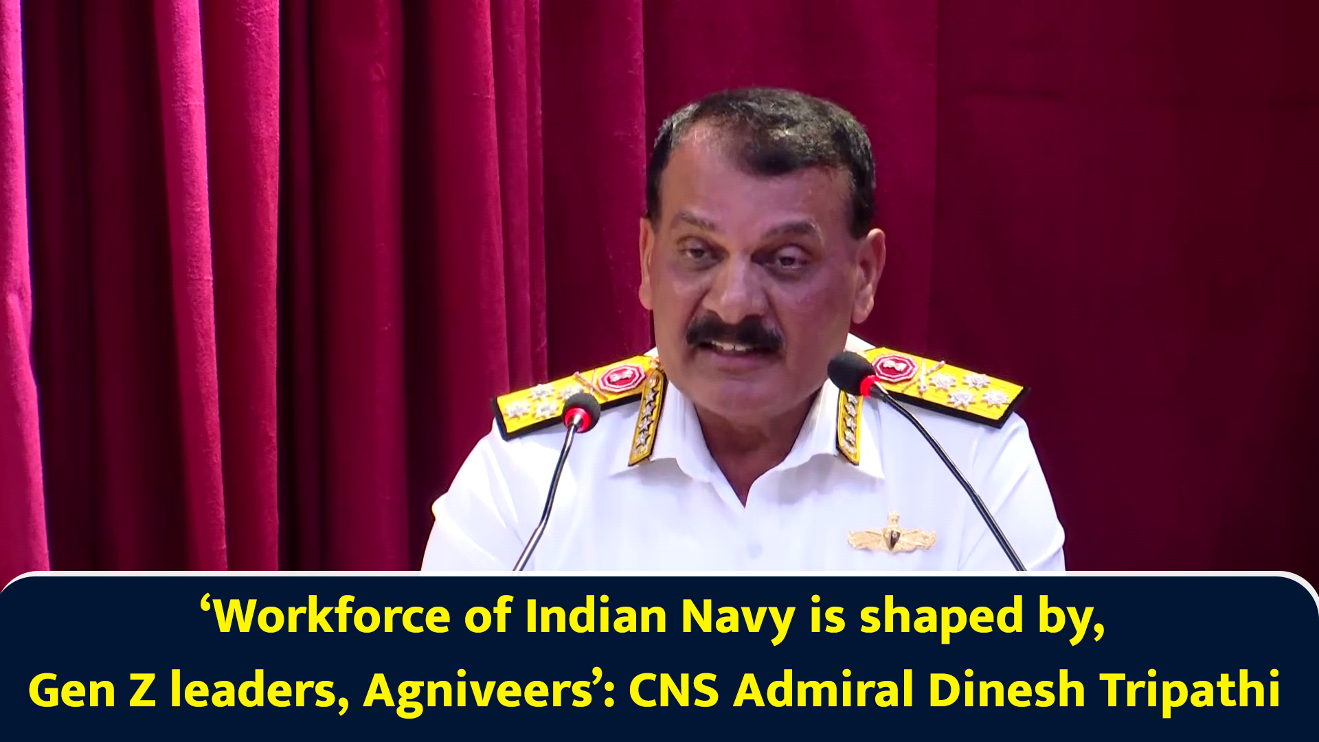 ‘Workforce of Indian Navy is shaped by, Gen Z leaders, Agniveers’: CNS ...