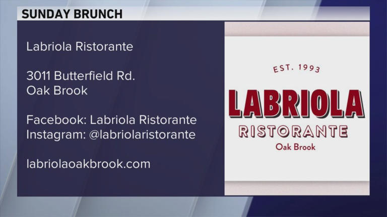 Sunday Brunch: Homemade Thanksgiving with Labriola Ristorante in Oak Brook