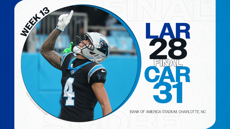 Carolina Panthers vs. Los Angeles Rams game recap: Everything we know ...