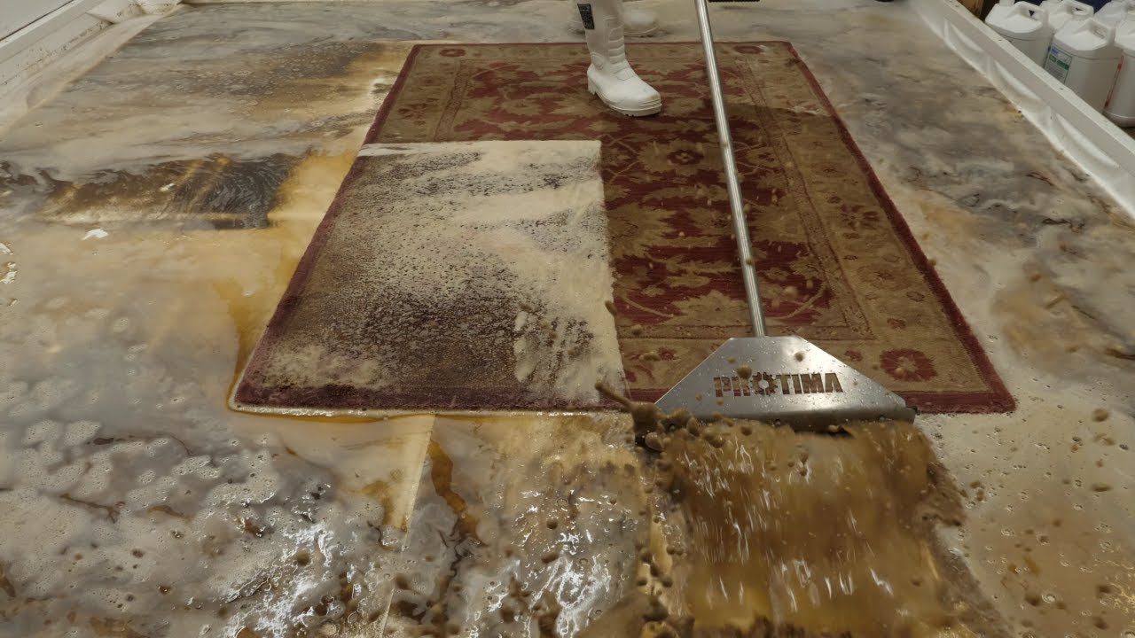 Satisfying rug cleaning experience