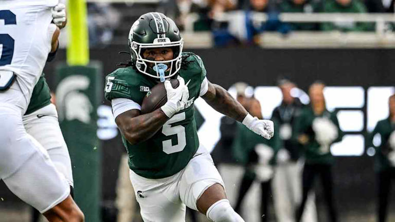 Top Michigan State RB Announces Plans to Enter Transfer Portal