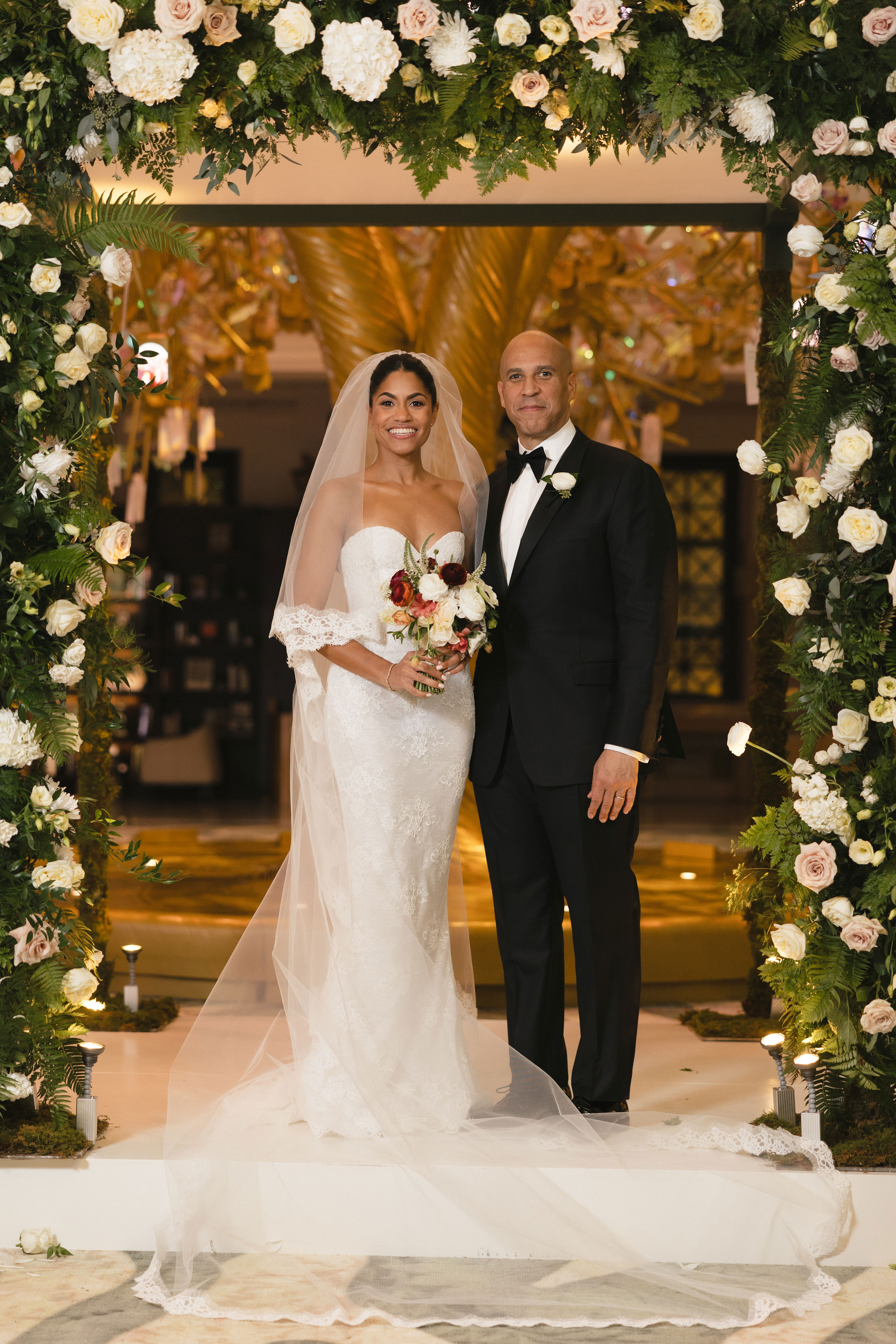 NJ Senator Cory Booker, 56, marries Alexis Lewis, 38, after 3-month ...