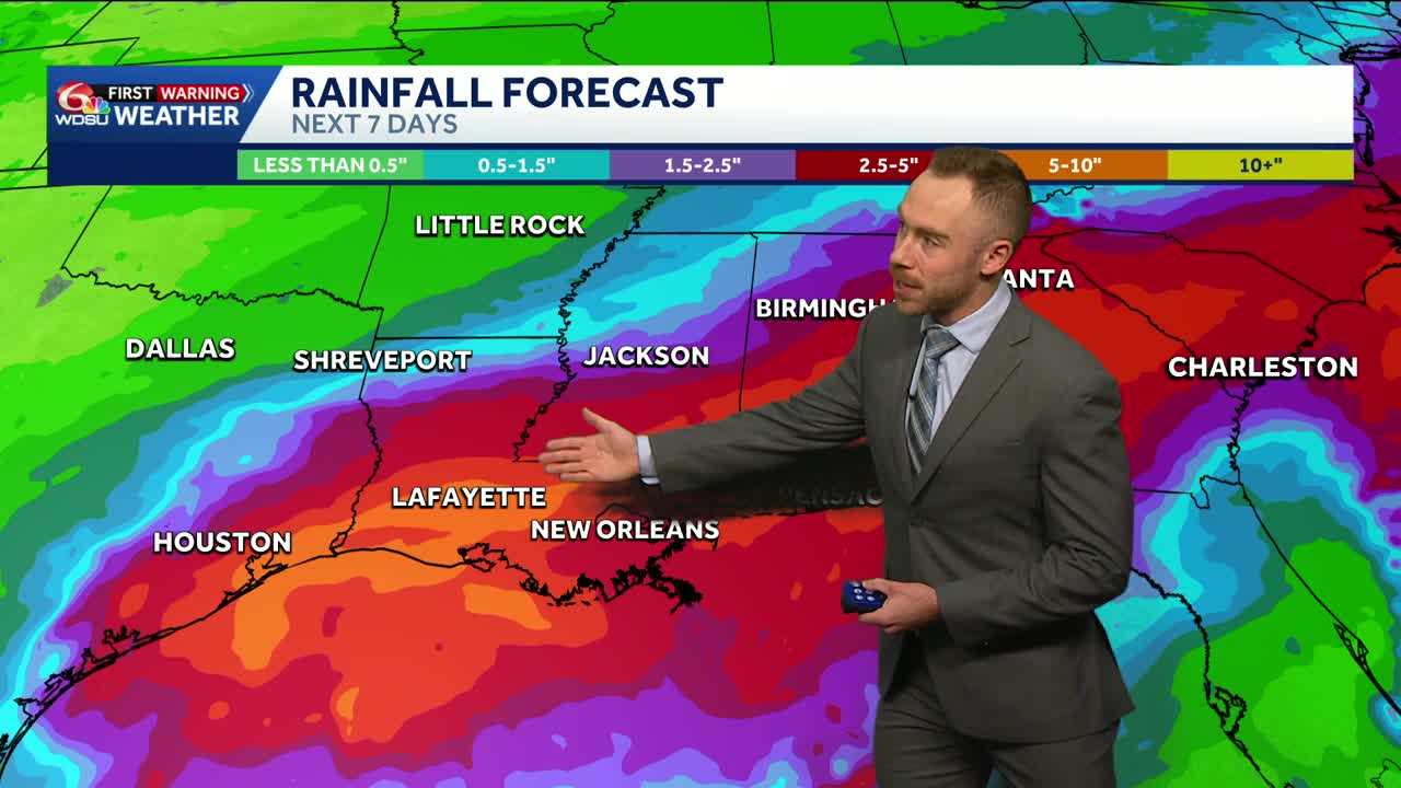 Weather Impact Day Monday-Monday Night. More rain & few storms on the way!