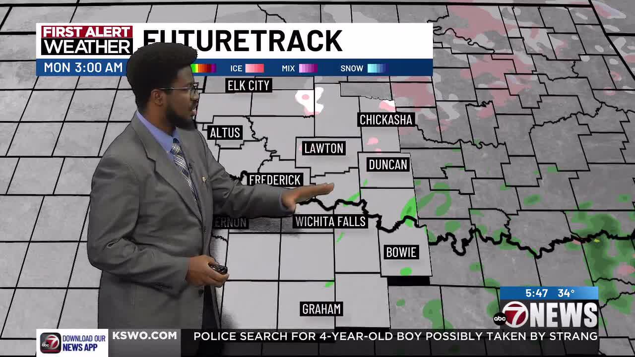 Chilly and cloudy tonight with a very slim chance of a light wintery ...