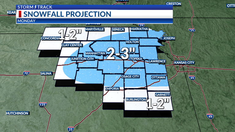 Light to moderate snow into the afternoon