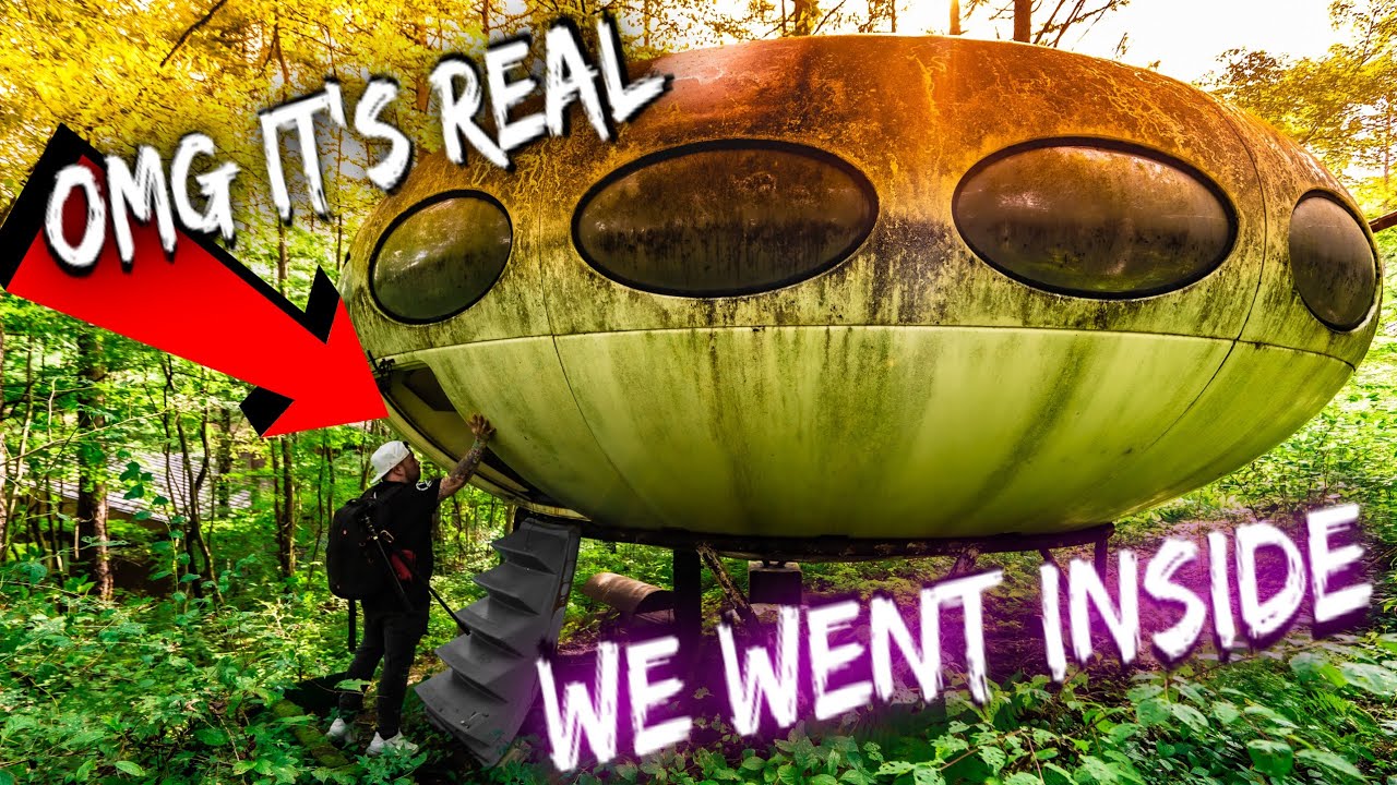 Real UFO house found in the mountains (we got inside)