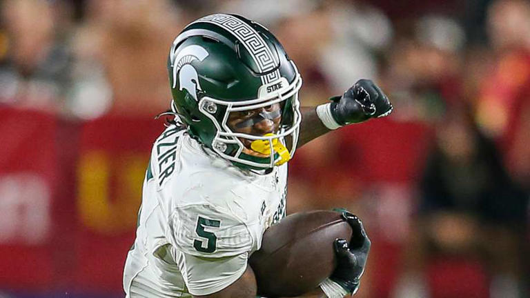 Top Michigan State RB Announces Plans to Enter Transfer Portal