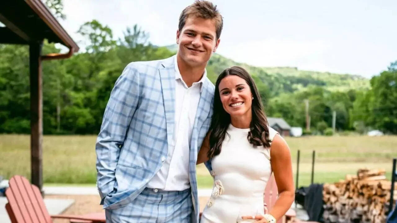 While Drake Maye preps quietly for Giants, wife Ann’s viral gym photo ...