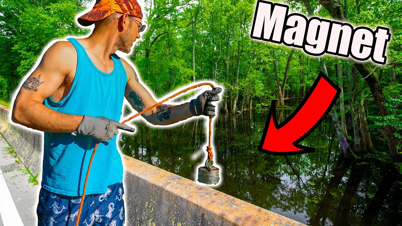 Exploring an Old Bridge with Magnet Fishing – What’s Beneath the Surface?