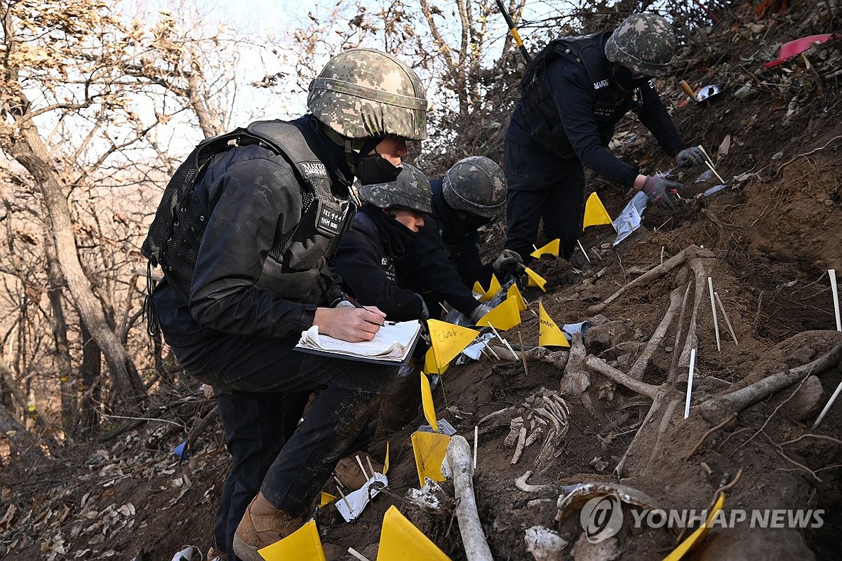 S. Korea recovers remains of soldiers killed during Korean War after ...