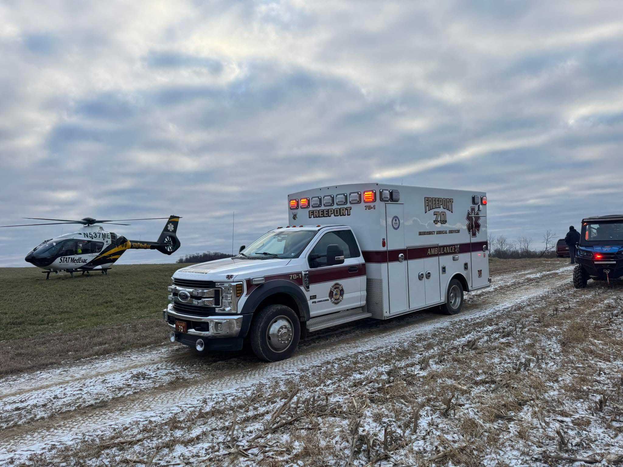 Hunter flown to hospital after falling from tree stand in North Buffalo