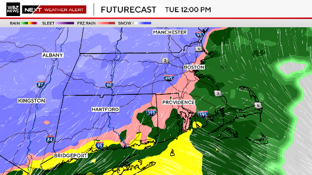 Plowable snow returns to Massachusetts Tuesday. Maps show who might get ...