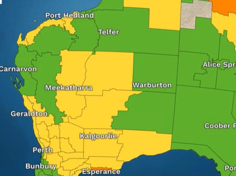 Heatwave, icy blast splits Australia