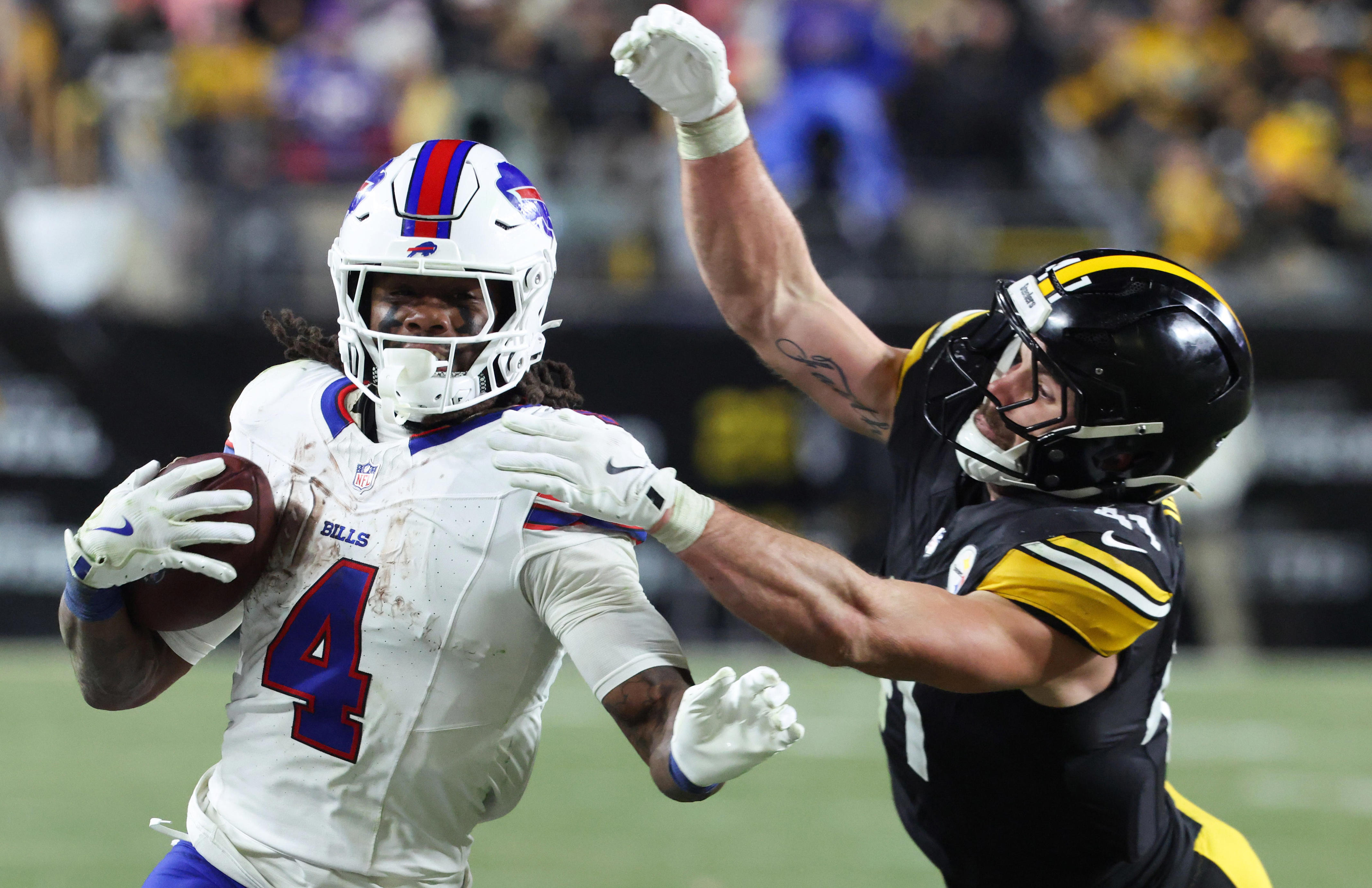 Bills report card: James Cook, backup offensive linemen bully Steelers