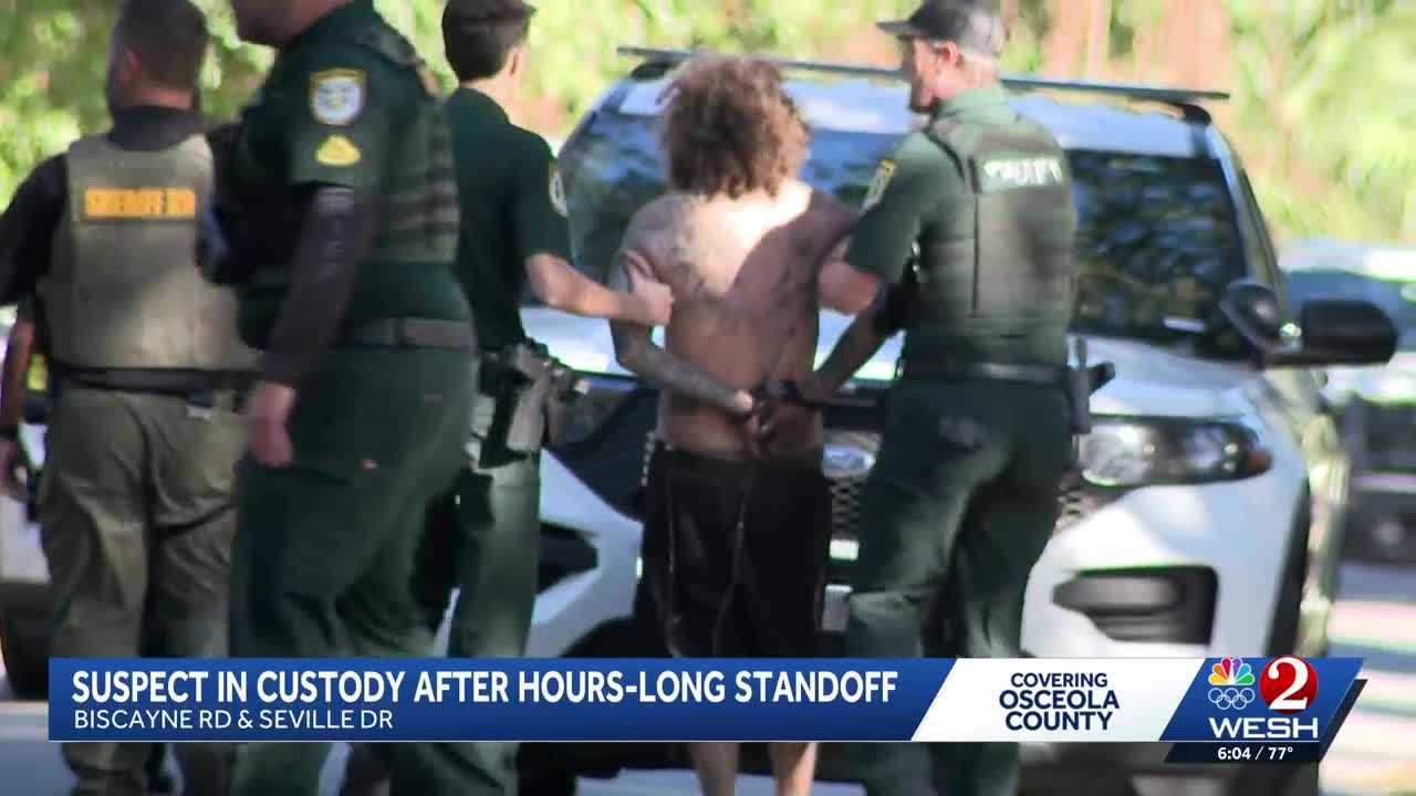 Man taken into custody after 13-hour standoff in Osceola County
