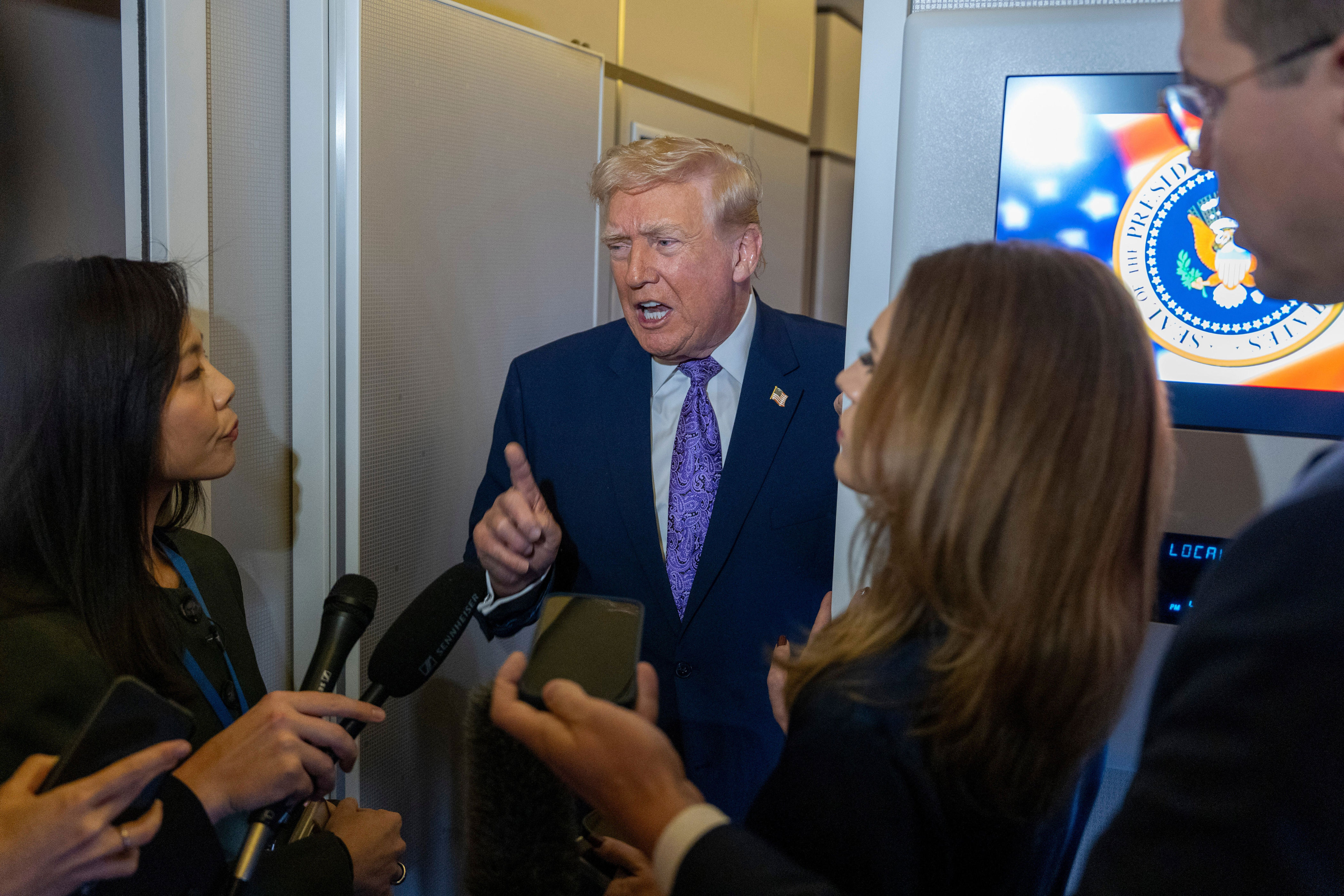 Trump unleashes latest insult at female reporter who asked about MRI