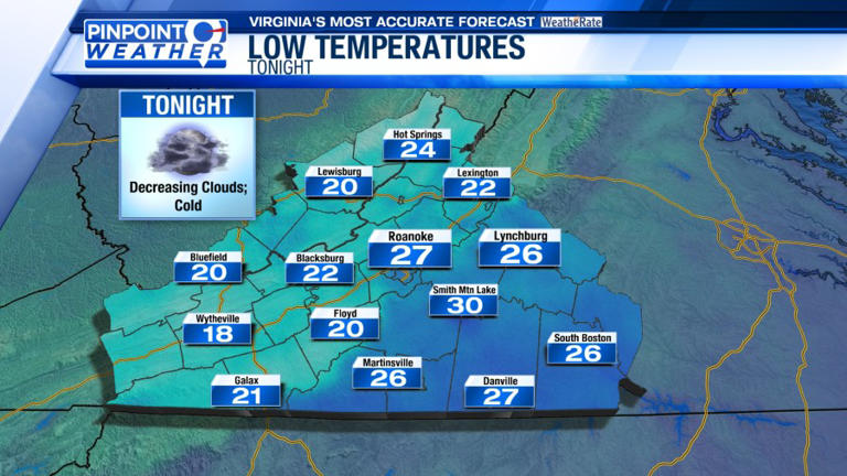 Pinpoint Weather: Sunshine returns tomorrow, freezing rain Tuesday