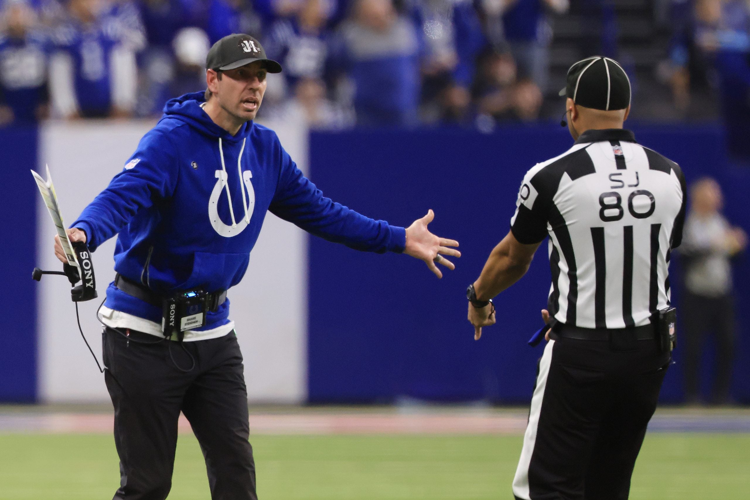 Referee explains controversial pass interference call in Colts loss
