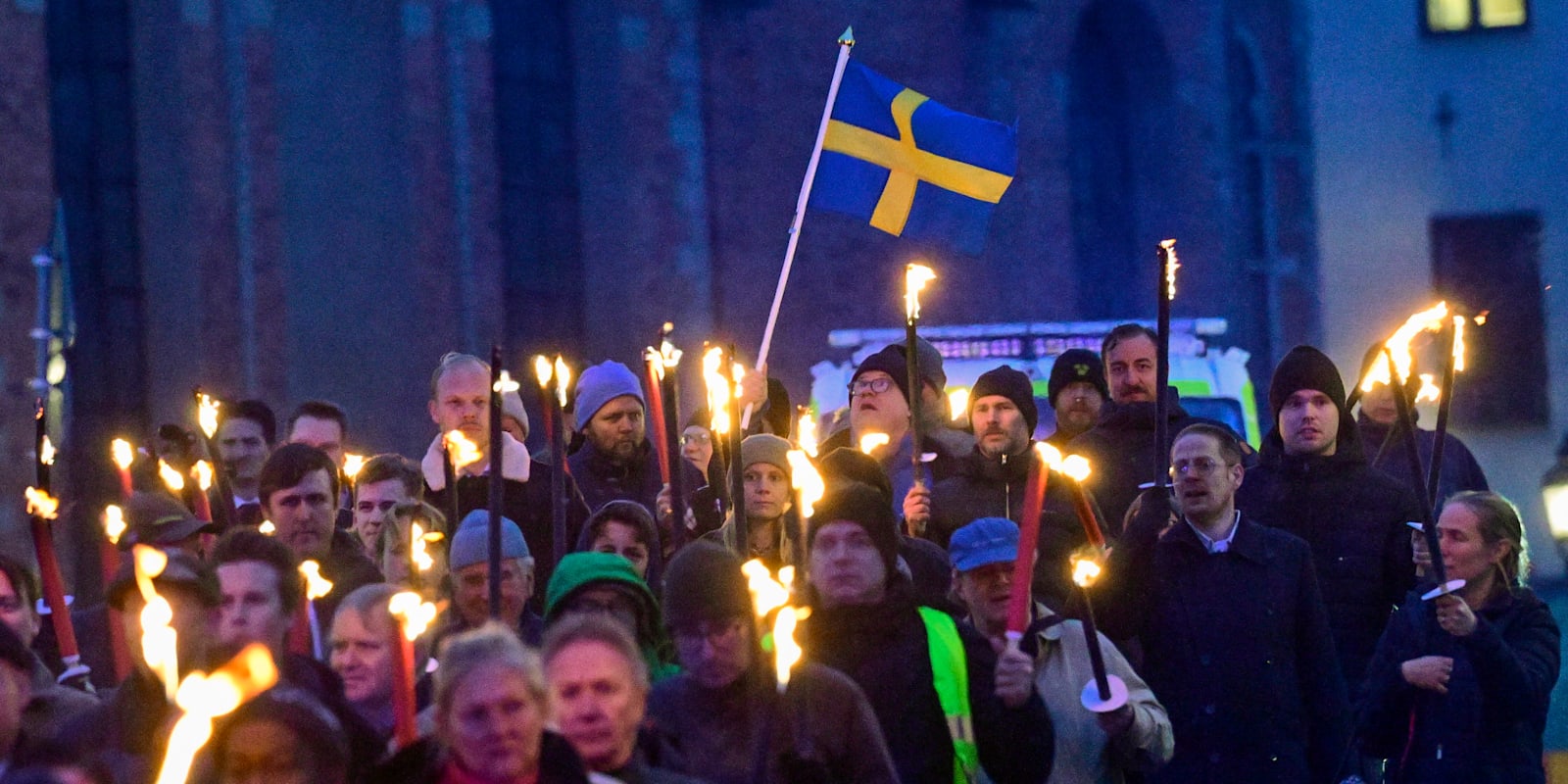 Demonstrationer på Karl XII:s dödsdag – två gripna
