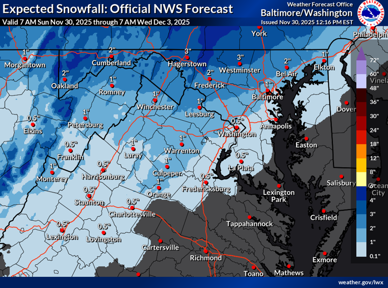 Snow, wintry mix in the forecast early this week