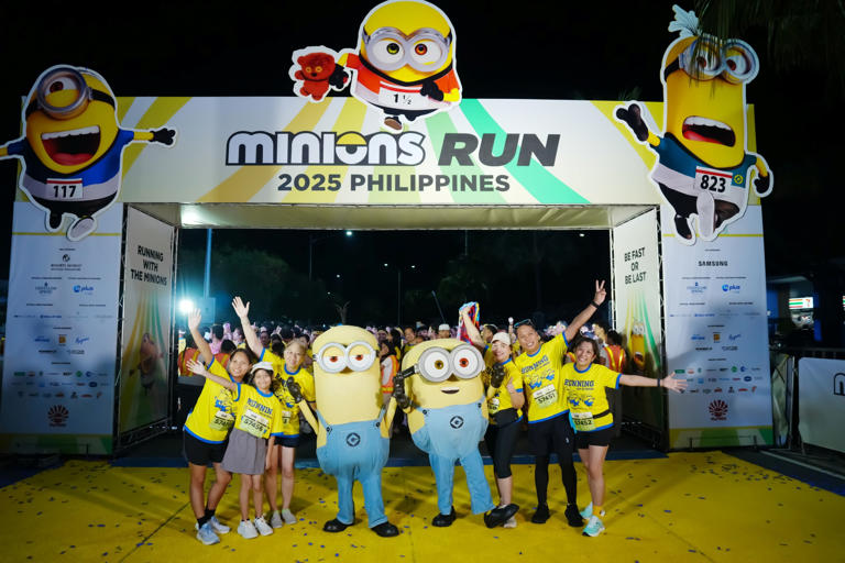 15,000 runners go bananas in Minions Run 2025