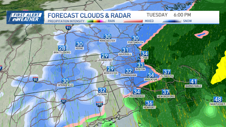 Snowfall map for Tuesday storm: Here's how much to expect where you live