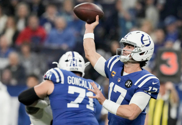 Colts QB Daniel Jones stats, numbers today in Week 13 vs. Houston Texans