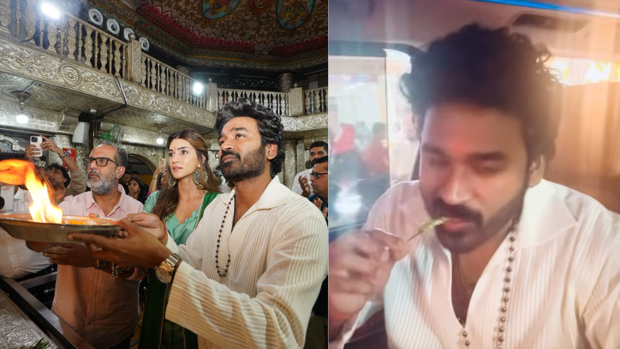 Tere Ishk Mein: Dhanush, Kriti Sanon, Aanand L Rai Pray At Dagdusheth ...