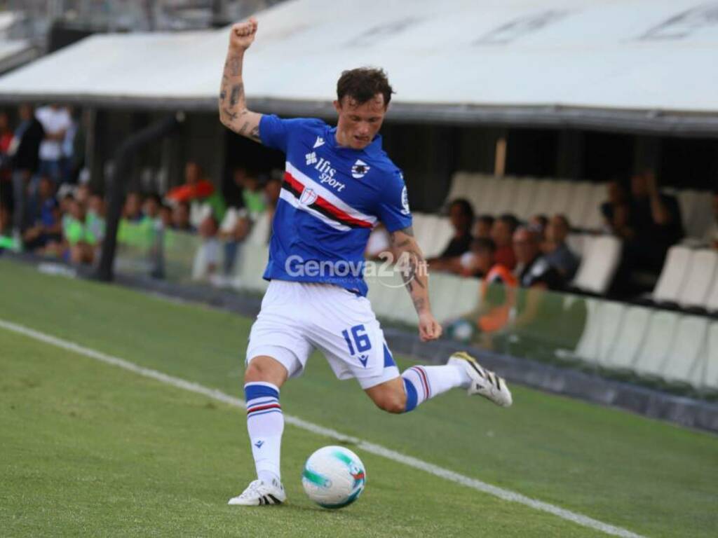 Sampdoria – Carrarese live (2-2), entra Barak per Pafundi