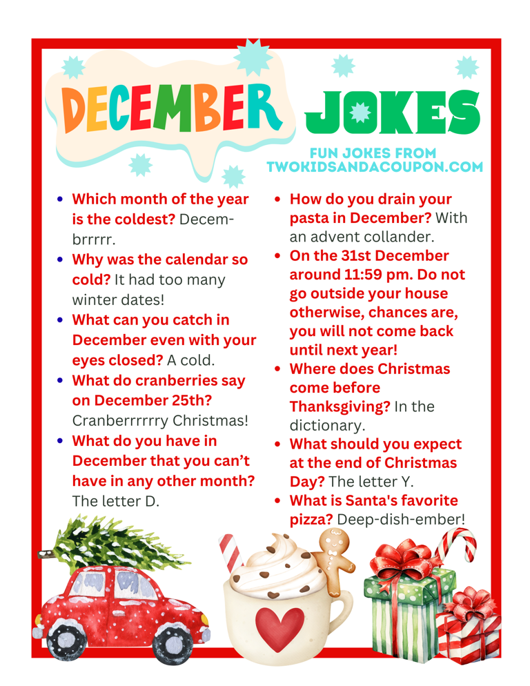 January jokes to thaw out some smiles