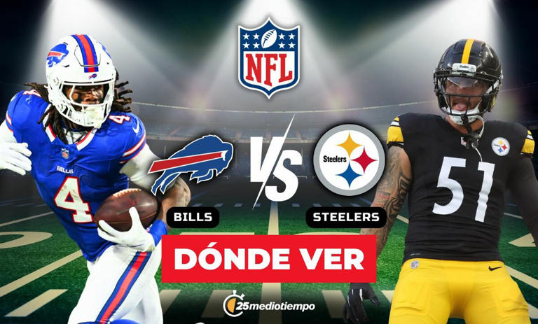 ¿A qué hora juega Bills vs. Steelers HOY? Horario y canal de partido EN ...