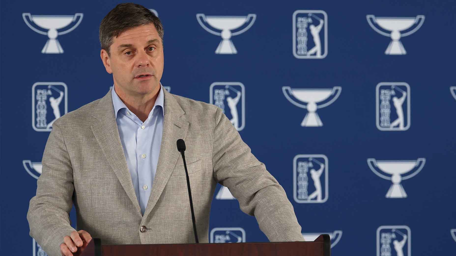 PGA Tour CEO Brian Rolapp addresses potential for massive schedule changes