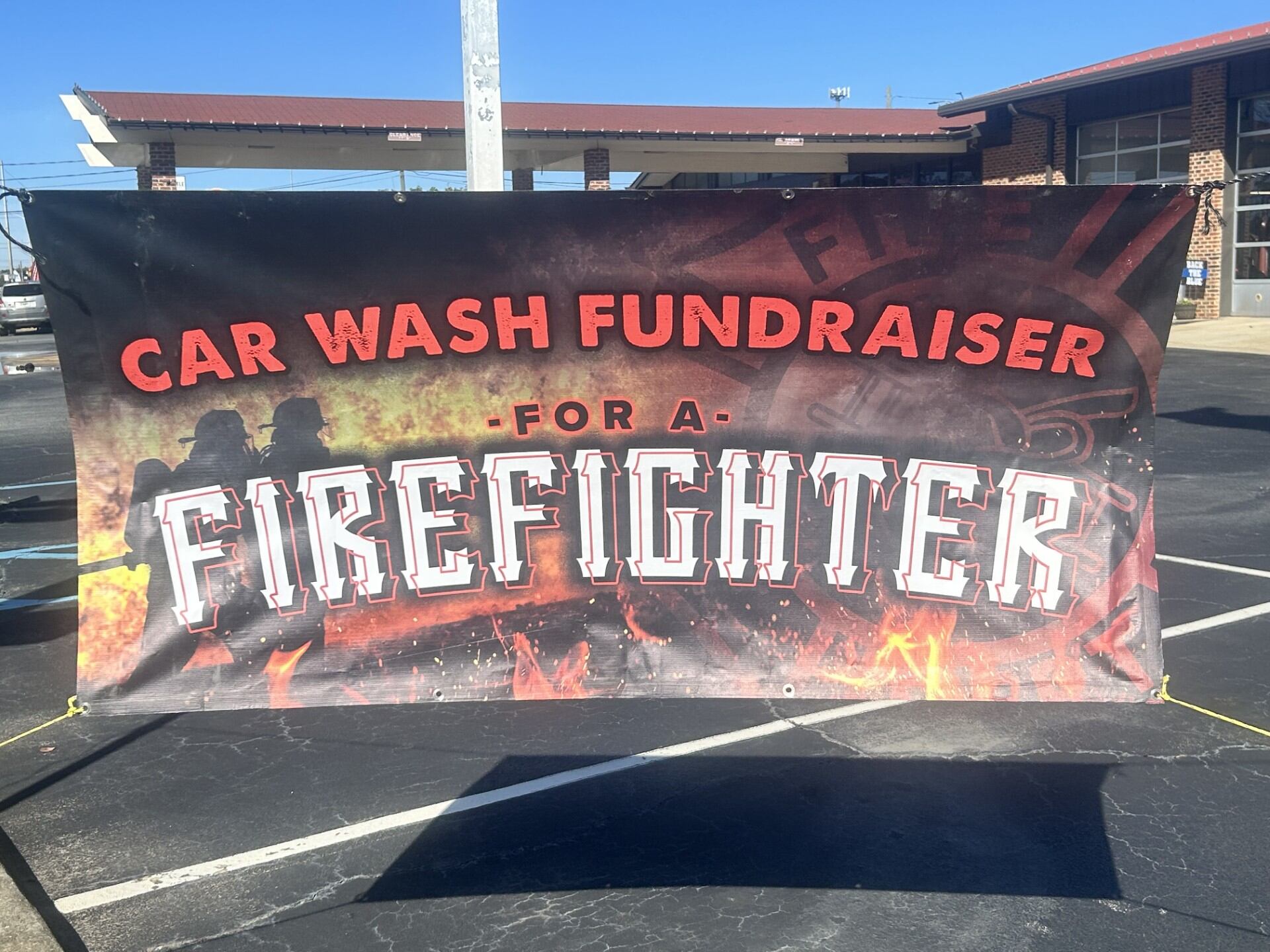 Community car wash raises funds for fallen firefighter’s family