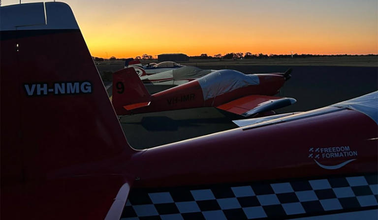 Pilot dies after two planes collide in mid-air